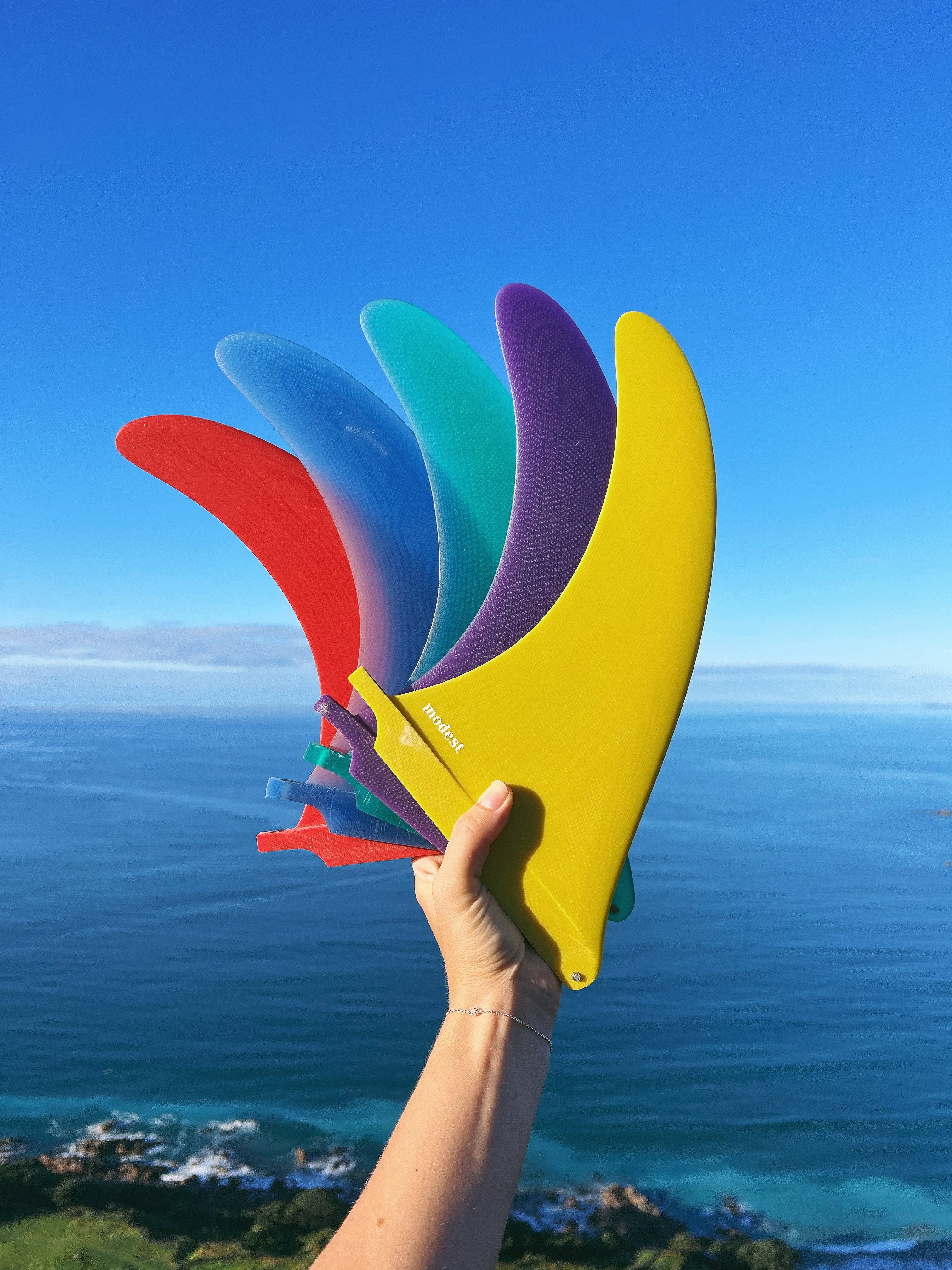 Everyday longboard fins - modest fins
