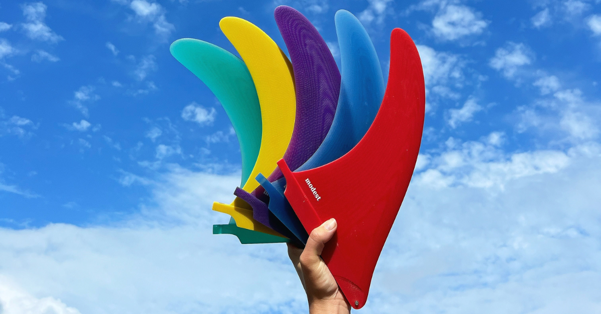 Longboard single fins for everyday surfers - modest fins